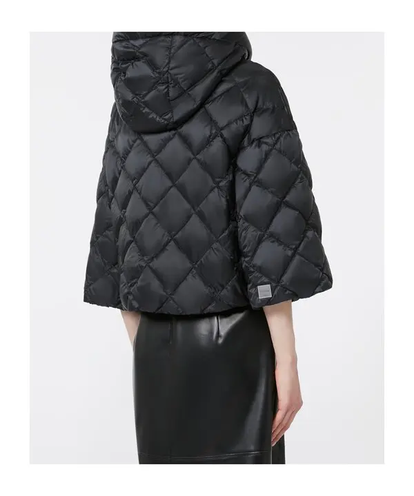 Max Mara Quilted Drawstring Jacket