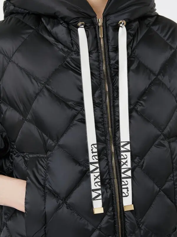 Max Mara Quilted Drawstring Jacket