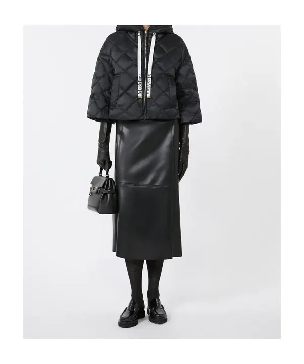 Max Mara Quilted Drawstring Jacket