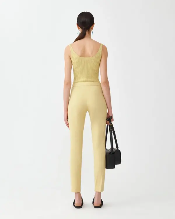 Fabiana Filippi Slim Fit Stretch Poplin Trousers