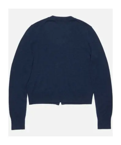 Acne Studios Crew Neck Long Sleeve Sweater - Blue