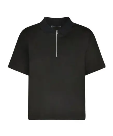 Sacai Drawstring Hem Polo Shirt