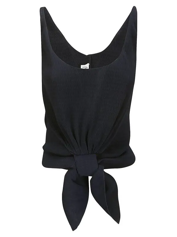 J.W.ANDERSON Knotted Strap Top - Blue