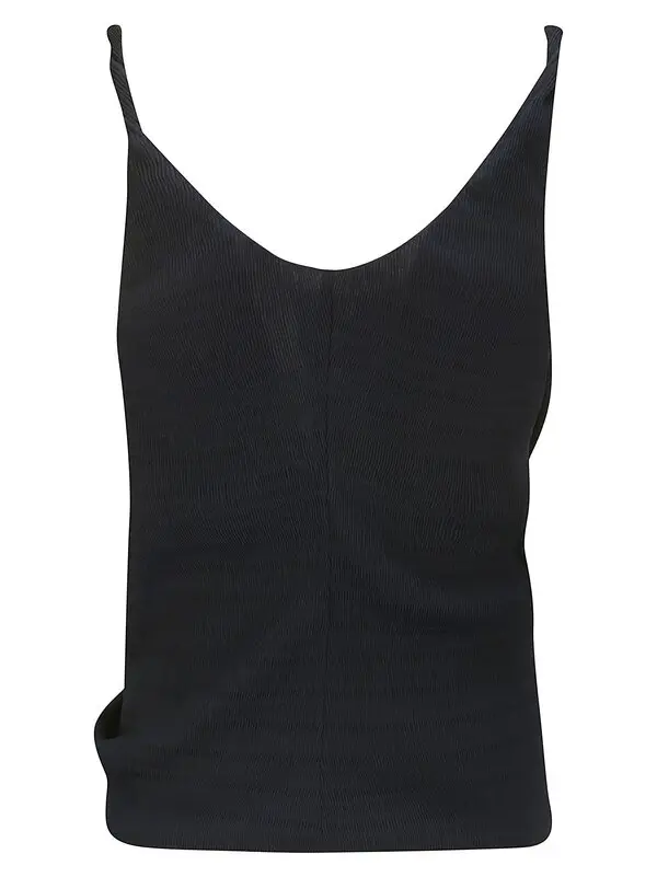 J.W.ANDERSON Knotted Strap Top - Blue