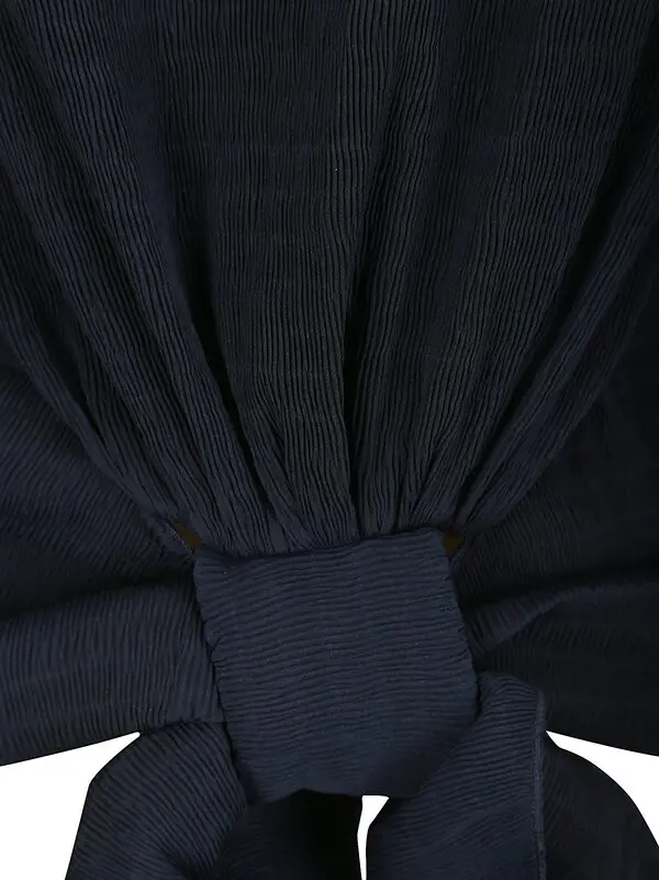 J.W.ANDERSON Knotted Strap Top - Blue