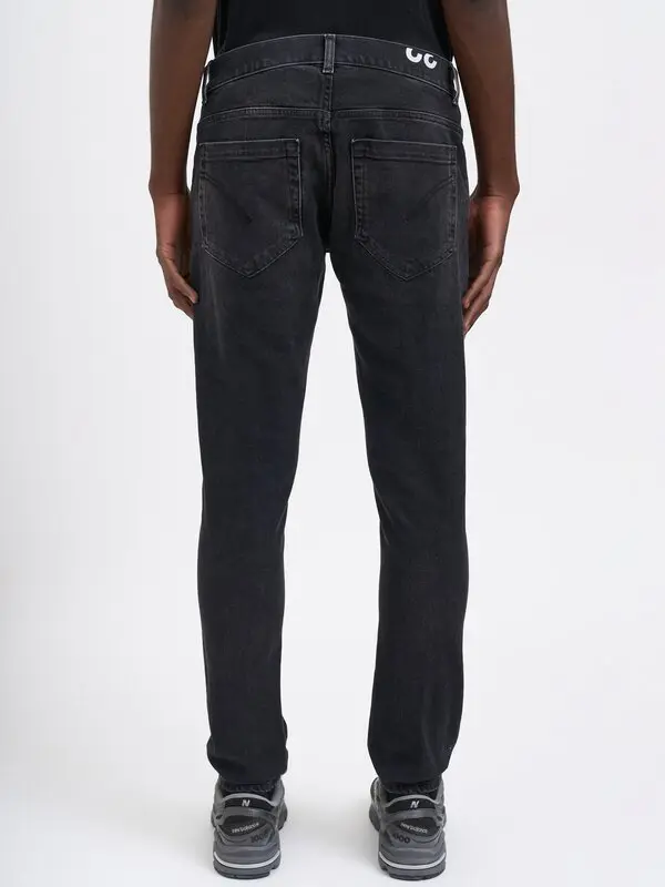 DONDUP Logo Jeans - Black