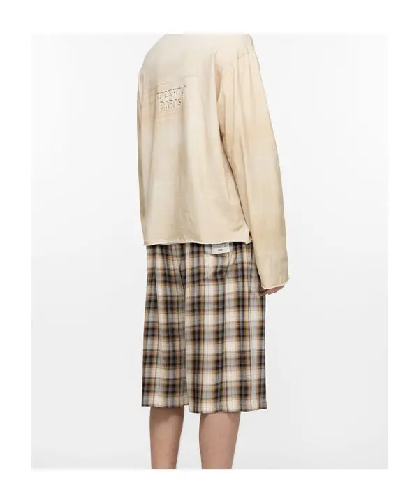 Acne Studios Plaid Elasticated Waist Shorts