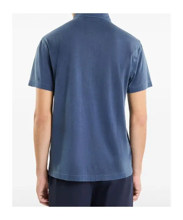 FAY Classic Jersey Polo Shirt - Blue