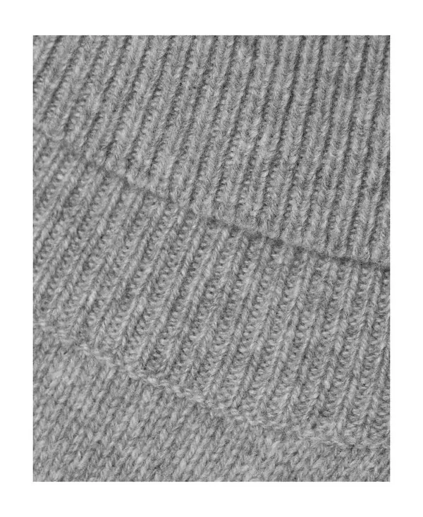 THE ROW Stepny High-neck Wool Sweater - Grey