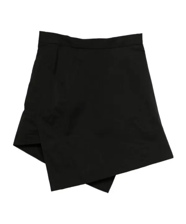VIVIENNE WESTWOOD Asymmetric High-waisted Mini Skirt - Black