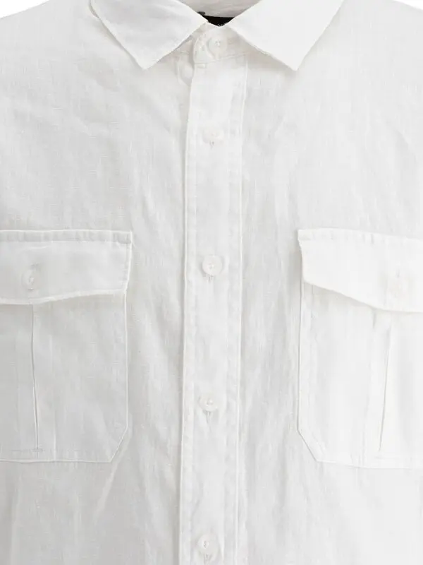 Vince Double-pocket Linen Shirt