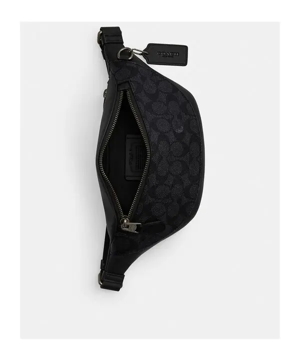 COACH Warren Mini Fanny Pack - Charcoal/black