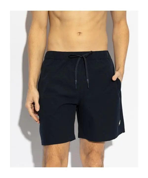 Moose Knuckles Drawstring Swim Shorts - Navy Blue