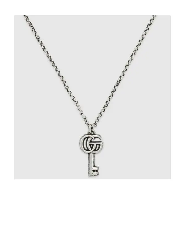 Gucci Gg Marmont Key Pendant Necklace