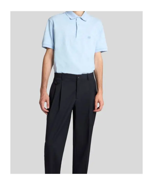 Etro Pegaso Embroidered Short Sleeved Polo Shirt