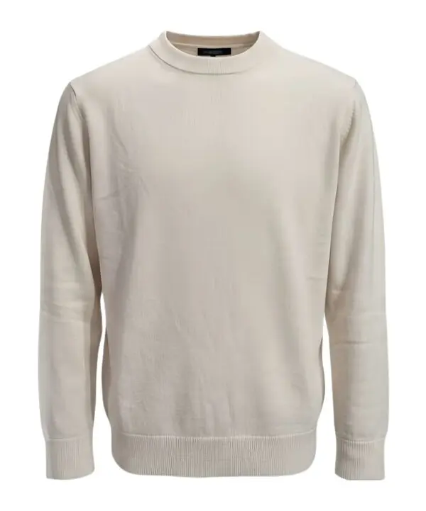 Eleventy Long-sleeved Crew Neck Sweater - Nude