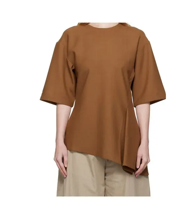 Studio Nicholson Vichy Top - Brown