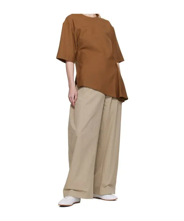 Studio Nicholson Vichy Top - Brown