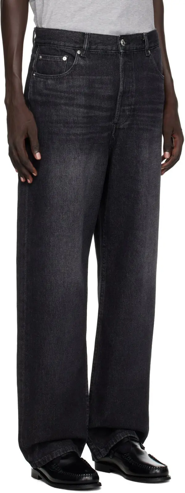 A.p.c. High-rise Wide-leg Jeans - Black