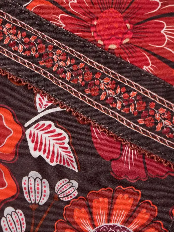 Farm Rio Tropical Floral Mini Skirt