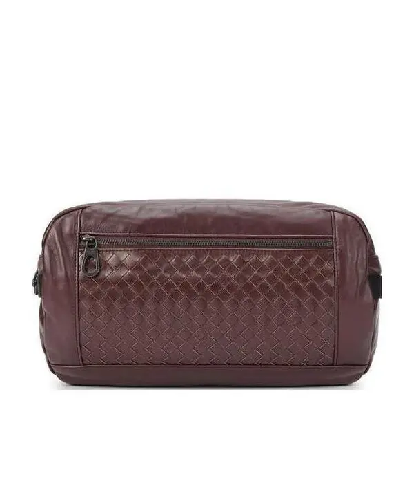 Bottega Veneta Logo Wallet - Red