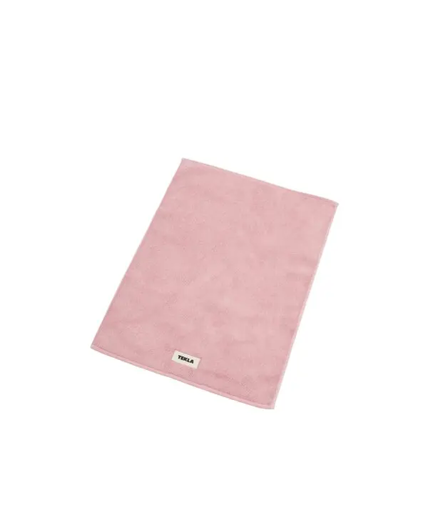 TEKLA Organic Cotton Terry Bath Mat - Pink
