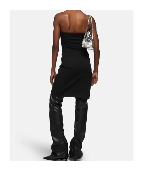 Attico Off-the-shoulder Midi Dress With Slits
