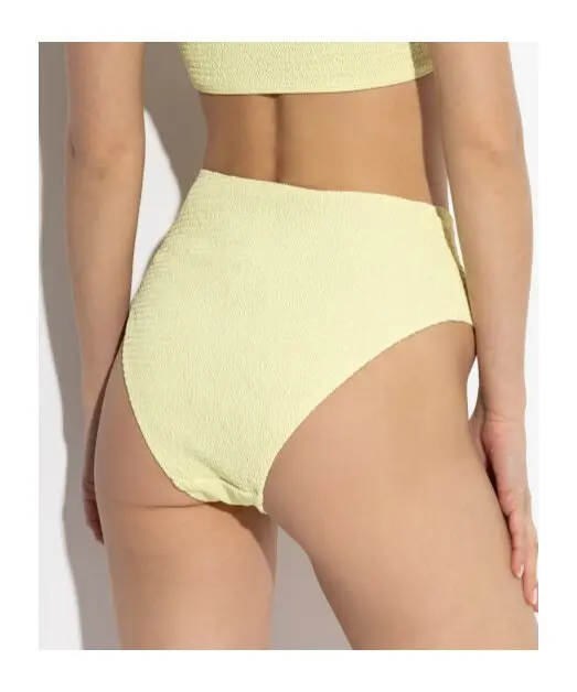 Tory Burch Smocked High-waisted Bikini Bottom