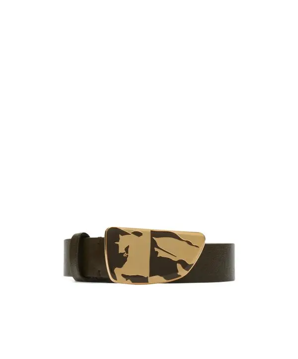 Burberry Shield Leather Belt - Black