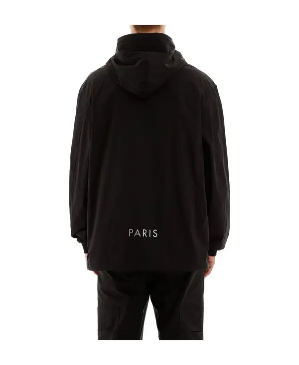 Kenzo Logo Print Hooded Windbreaker