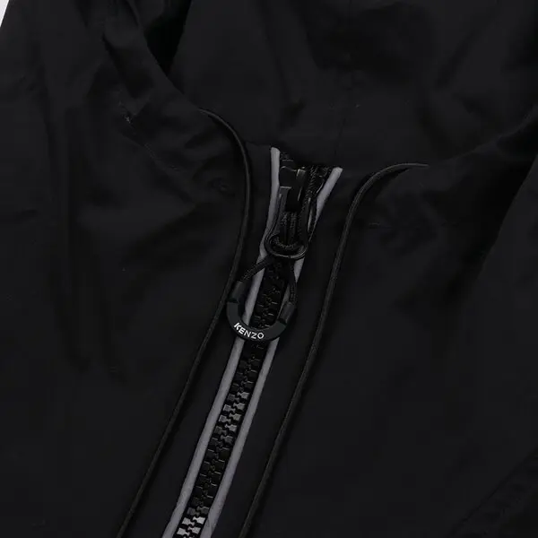 Kenzo Logo Print Hooded Windbreaker