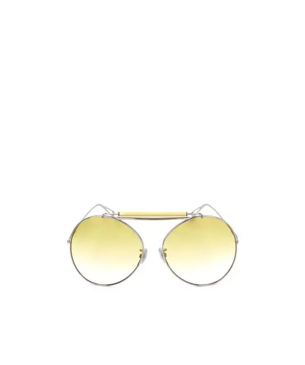 Max Mara Logo Sunglasses - Yellow