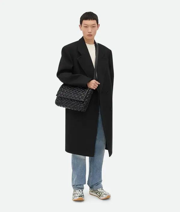 Bottega Veneta Woven Messenger Bag