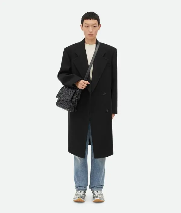 Bottega Veneta Woven Messenger Bag