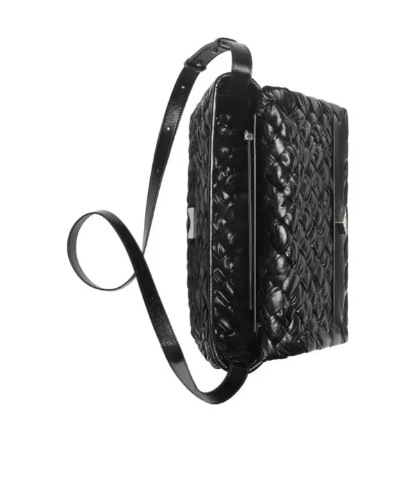 Bottega Veneta Woven Messenger Bag
