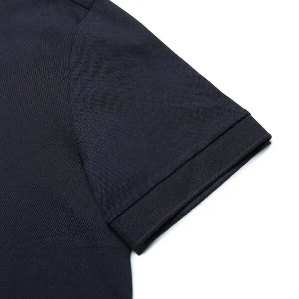 EA7 Contrast Trim Polo Shirt - Black