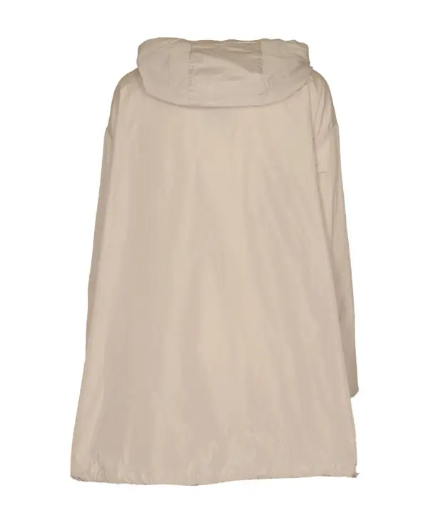 Herno Drawstring Hooded Raincoat - Nude