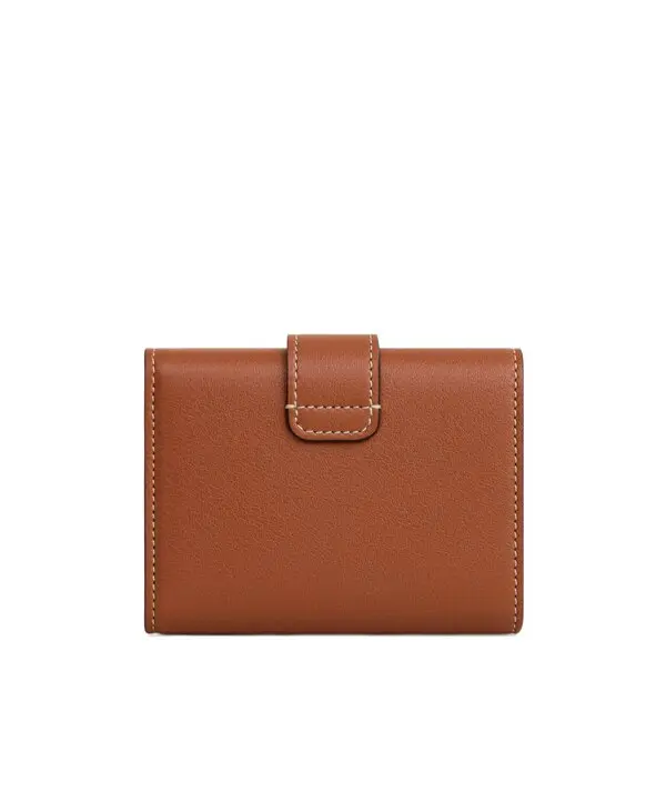 Celine Fine Strap Wallet Nino In Supple Grained Calfskin