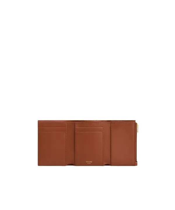 Celine Fine Strap Wallet Nino In Supple Grained Calfskin