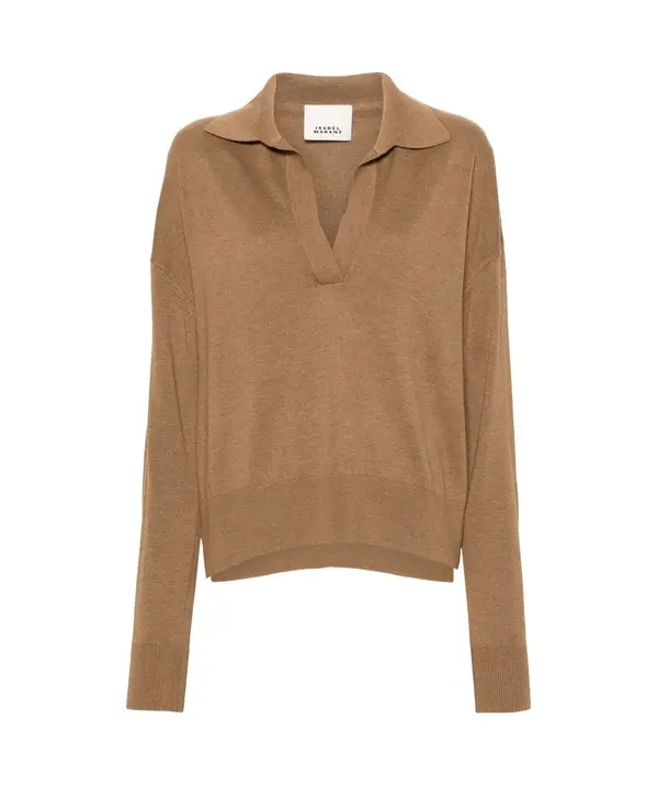 Isabel Marant Étoile Lapel Long Sleeve Sweater