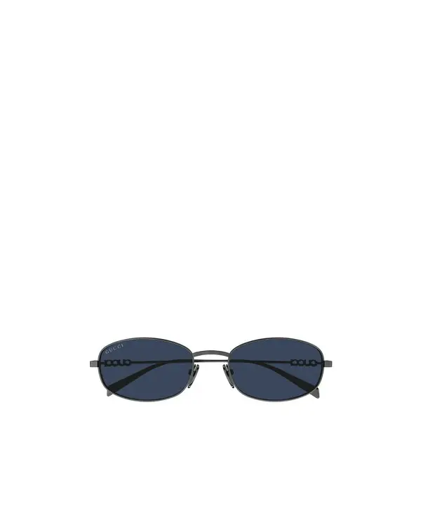Gucci Oval Frame Sunglasses - Grey