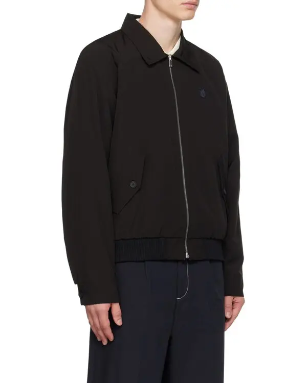 Maison Kitsuné Fox Head Patch Harrington Jacket - Black