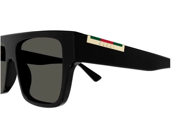 Gucci Rectangular Frame Sunglasses - Black