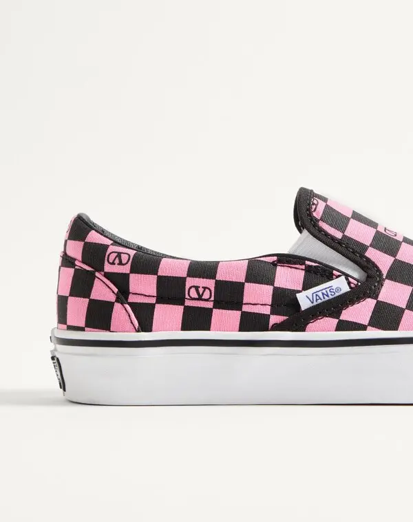 Valentino Garavani X Vans Checkerboard Slip-on Sneakers