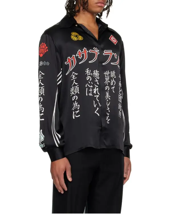 Casablanca Long-sleeved Logo Shirt