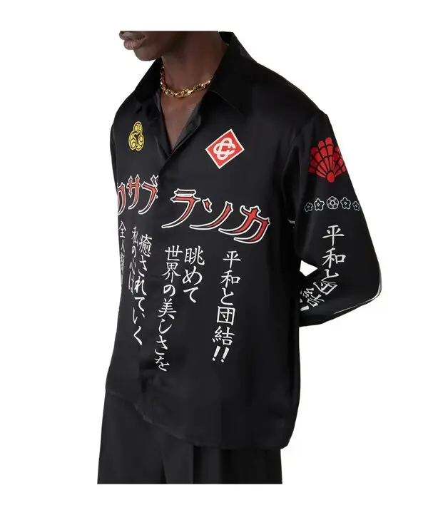 Casablanca Long-sleeved Logo Shirt