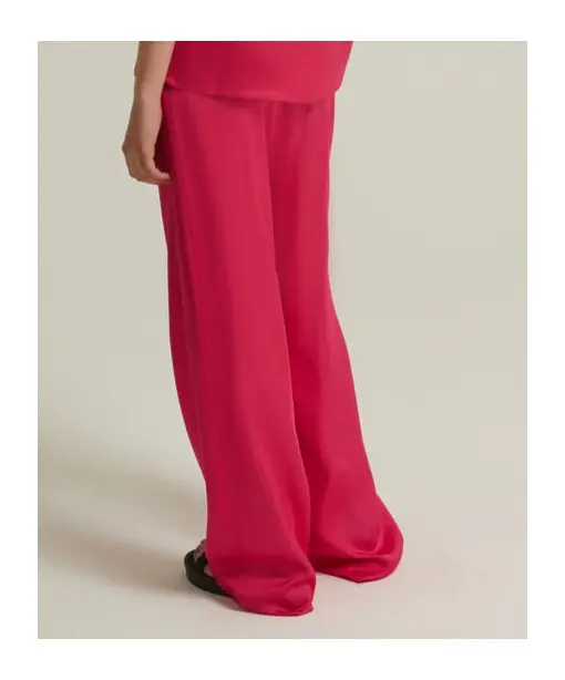 YVES SALOMON Drawstring Wide-leg Pants With Lace Details
