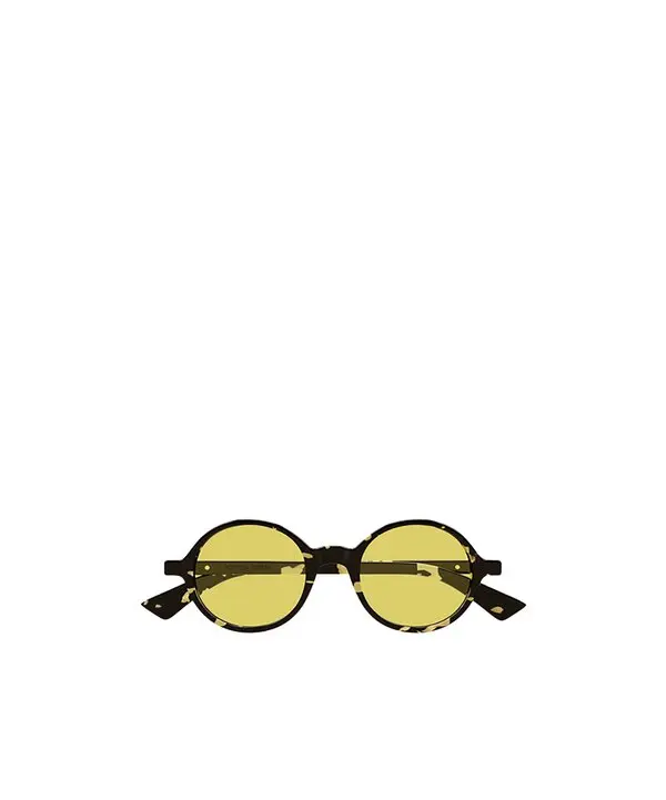 Bottega Veneta Round Frame Sunglasses - Yellow