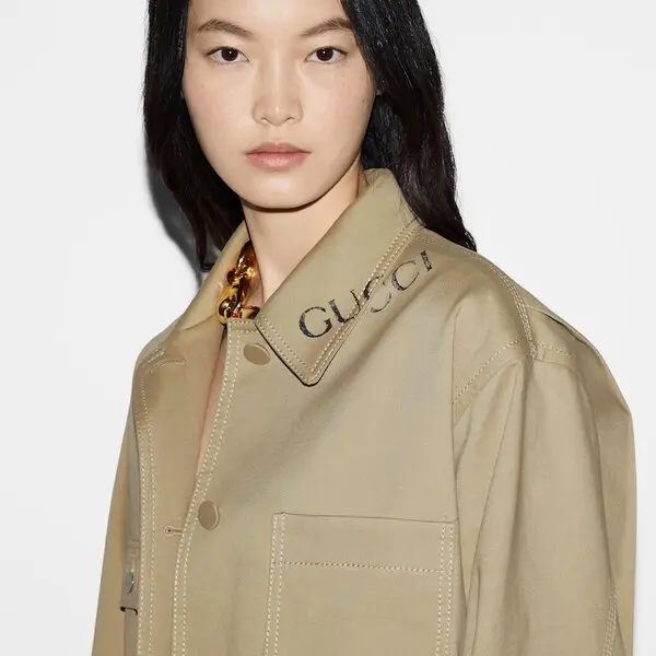 Gucci Logo Patch Pocket Jacket