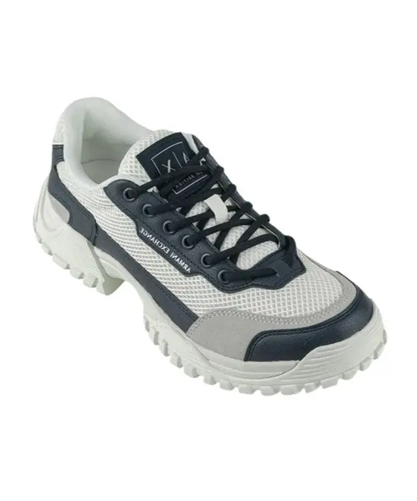 Armani Exchange Two-tone Lace-up Sneakers